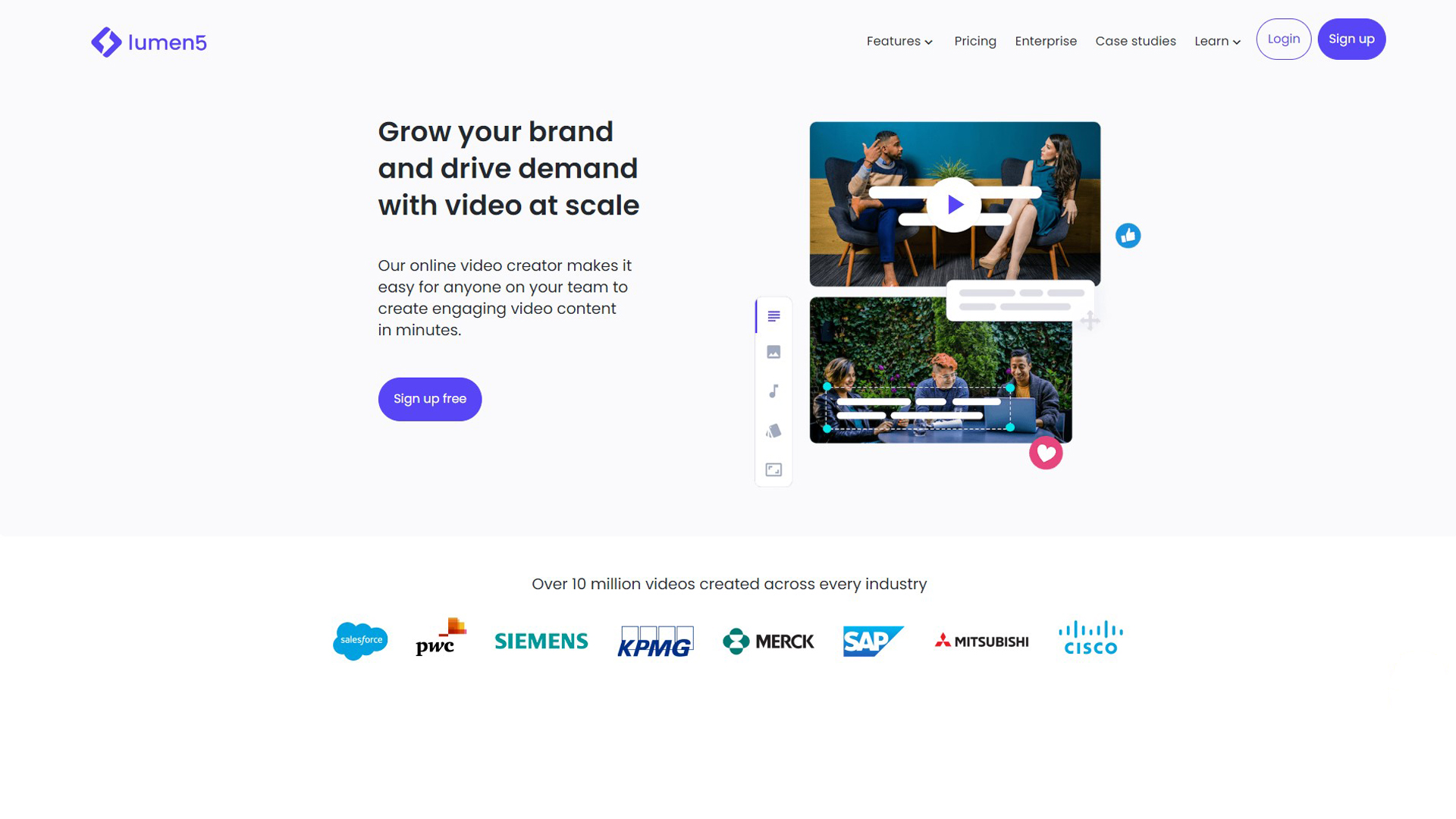 Lumen5: Transform Content into Engaging Videos - All Ai Website