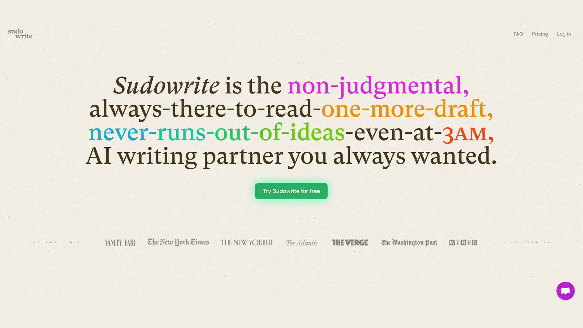 Sudowrite: AI Writing Tool for Fiction & More - All Ai Website