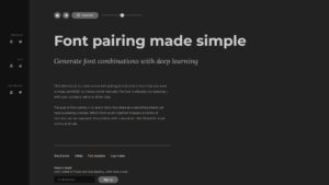FontJoy: AI-Powered Font Pairing Tool - All Ai Website