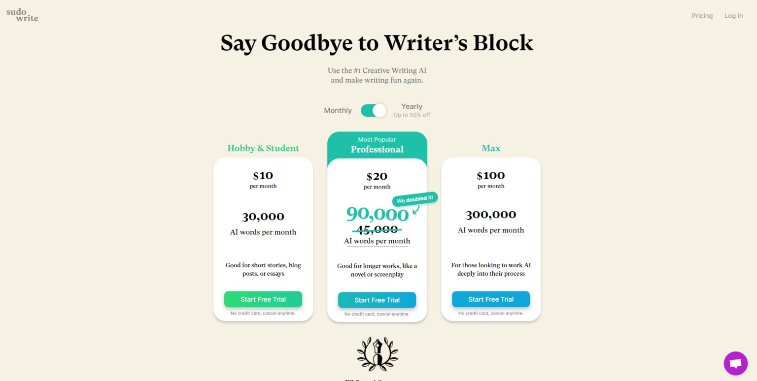 Sudowrite: AI Writing Tool for Fiction & More - All Ai Website