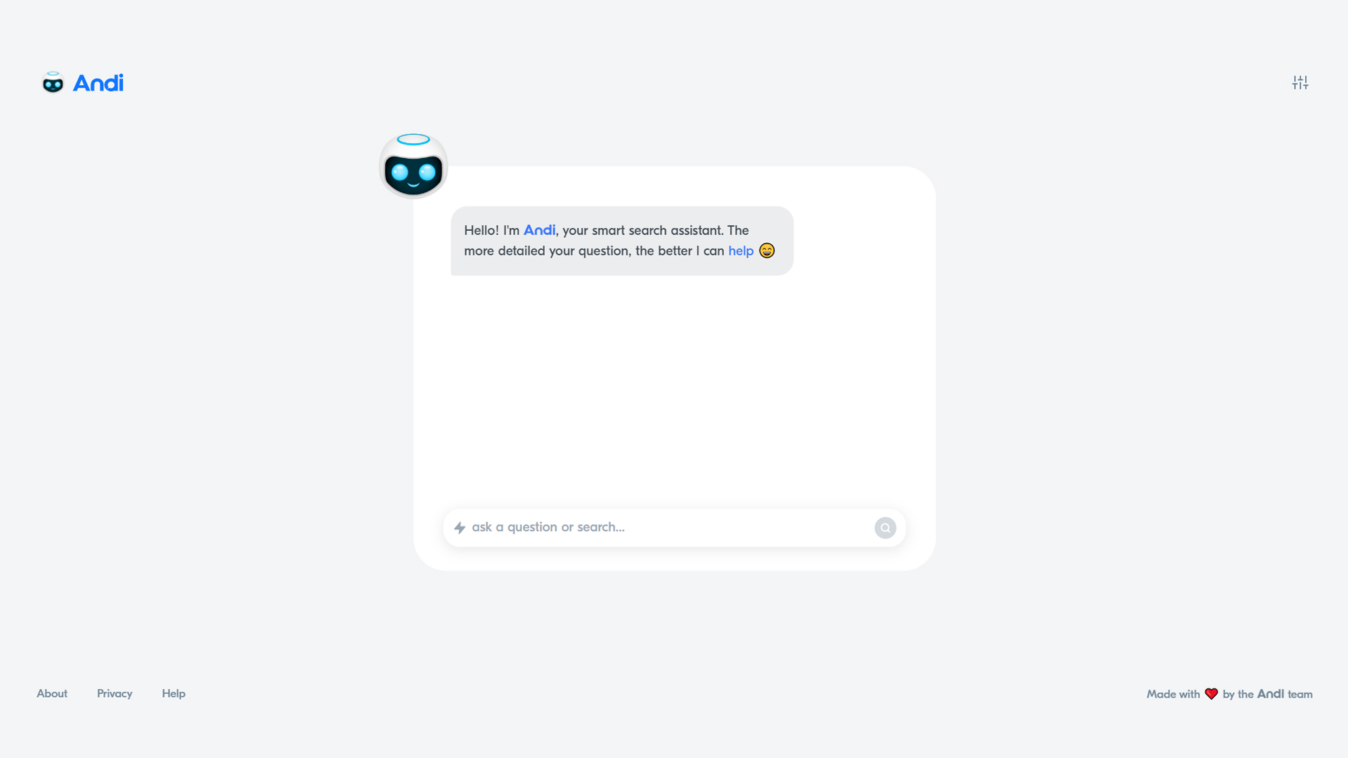 Andi: Ad-Free AI Search Engine with Privacy - AI Tools Directory ...