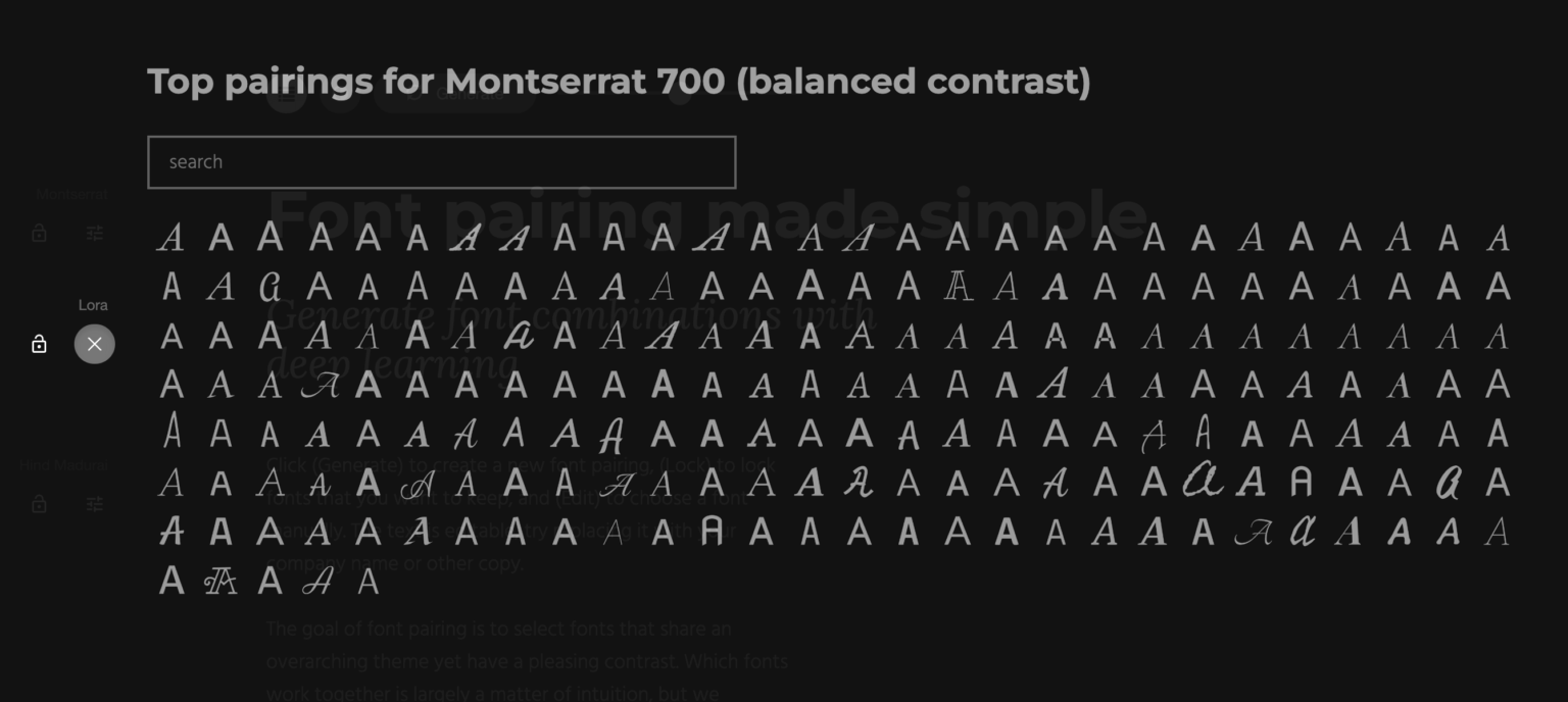 FontJoy: AI-Powered Font Pairing Tool - All Ai Website
