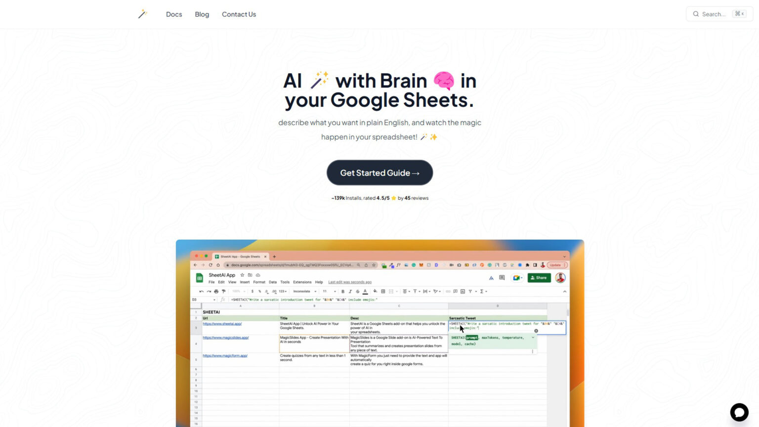 SheetAI - All Ai Website