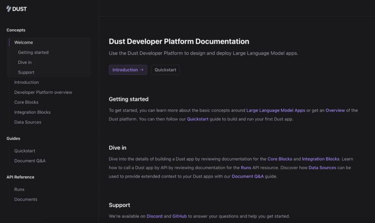 Dust: Build AI-Powered Applications Effortlessly - All Ai Website