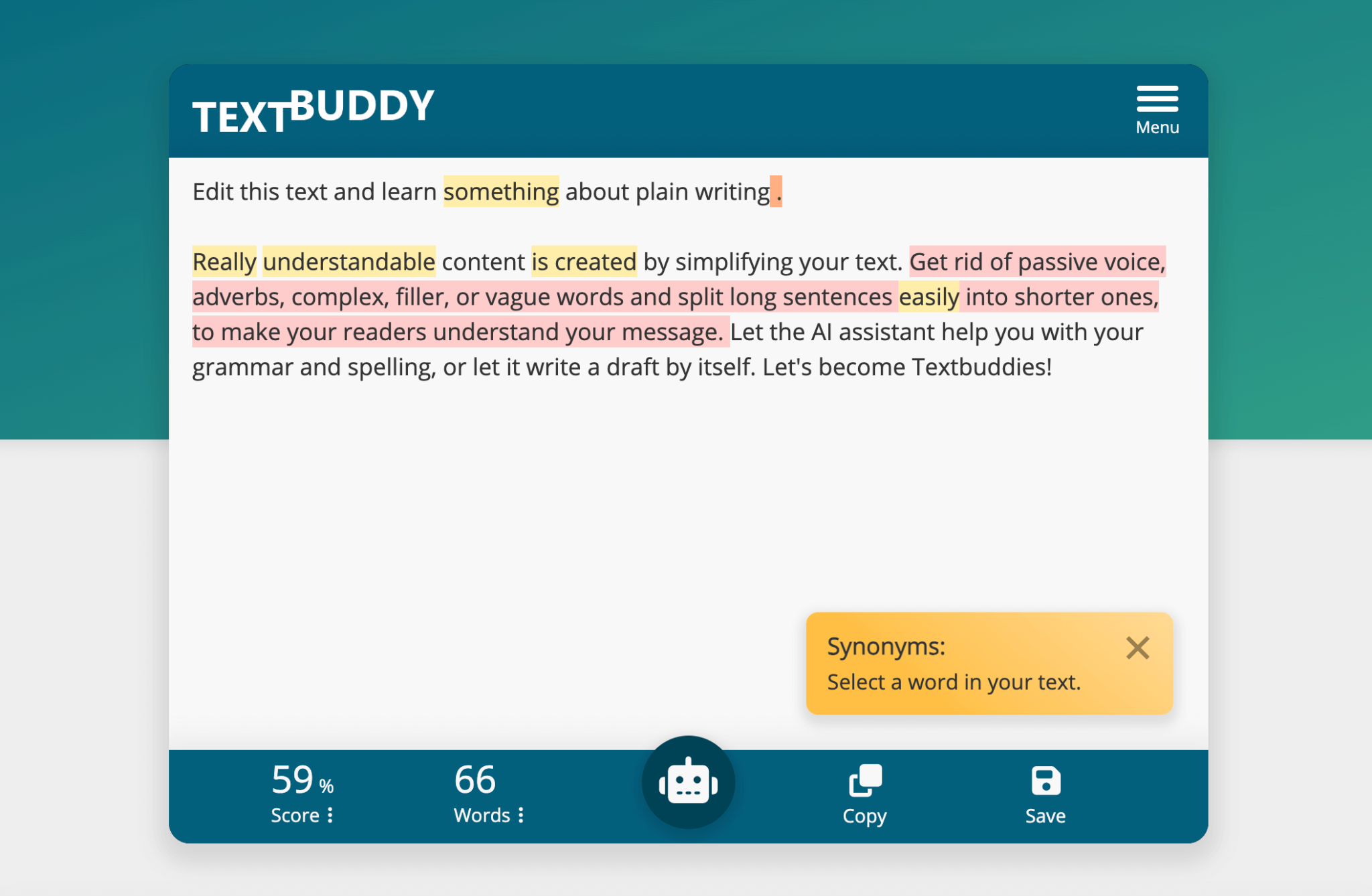 TextBuddy: AI-Powered Writing Assistant | AllAIWebsite