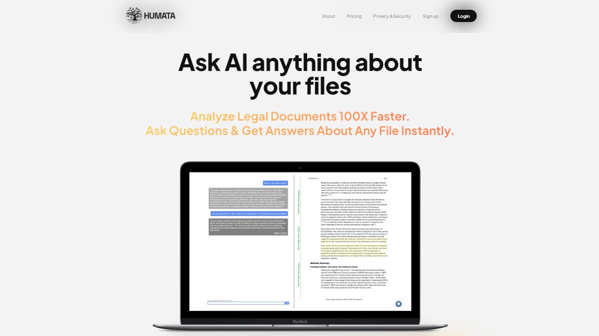 Humata: Transform Documents with AI Assistance - All Ai Website