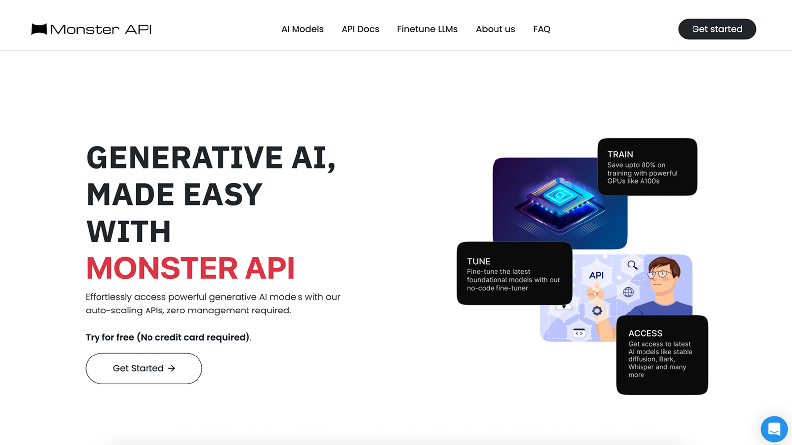 Monster API - All Ai Website