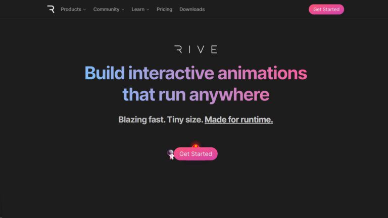 Rive: Create Interactive Animations with Ease - All Ai Website