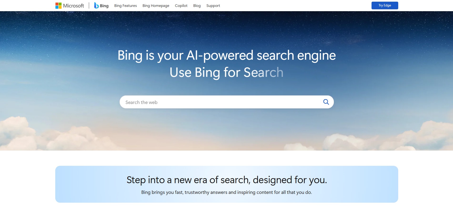 Bing New: AI-Powered Search and Chat - All Ai Website