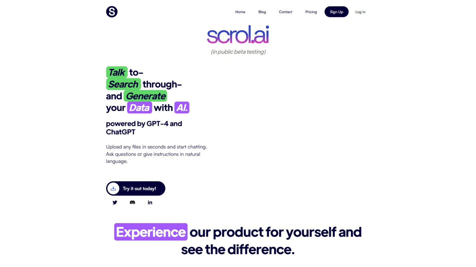 Scrol - All Ai Website