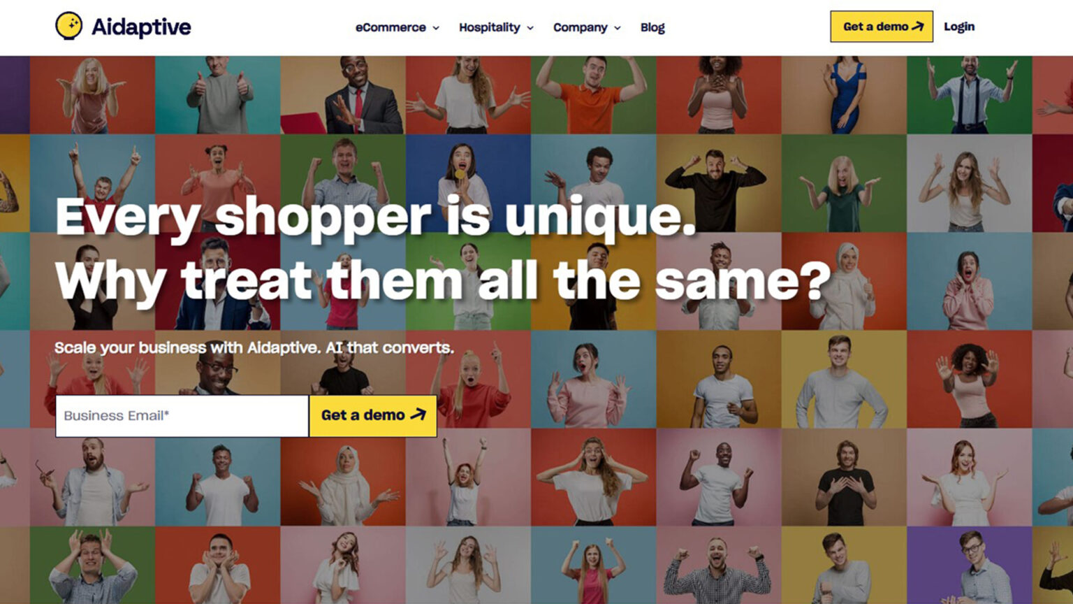 Aidaptive: AI-Powered Digital Commerce - All Ai Website