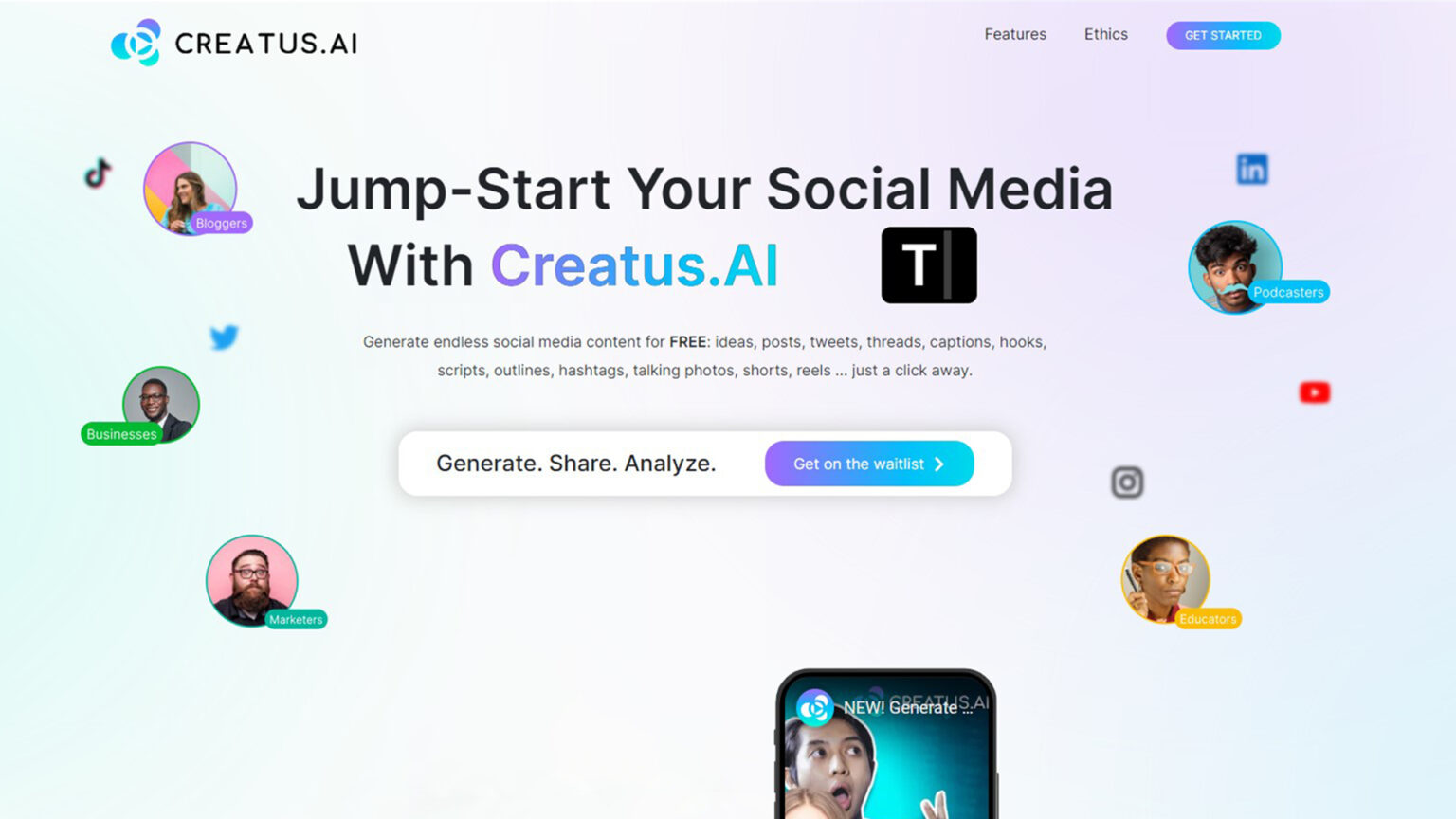 Creatus.ai: AI-Powered Digital Co-Worker & Tools - All Ai Website