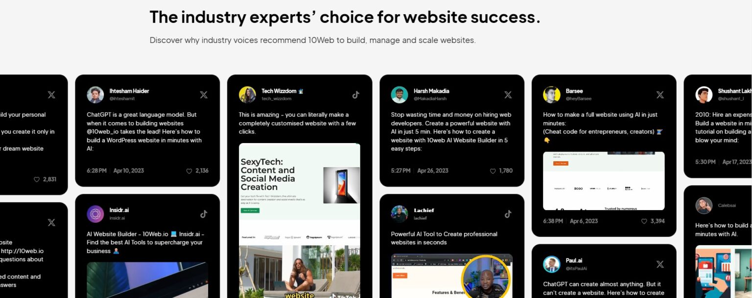 10Web: AI Website Builder and Hosting Platform - All Ai Website