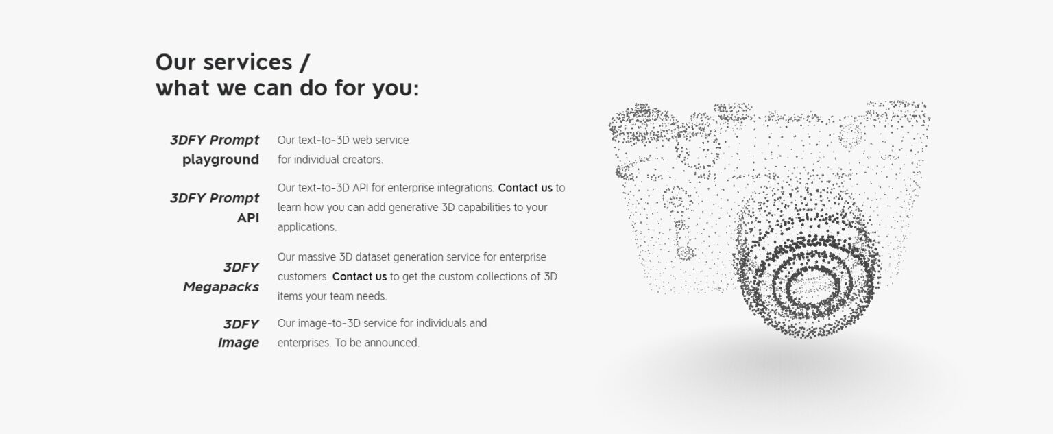 3DFY.AI: AI-Powered 3D Model Generation - All Ai Website