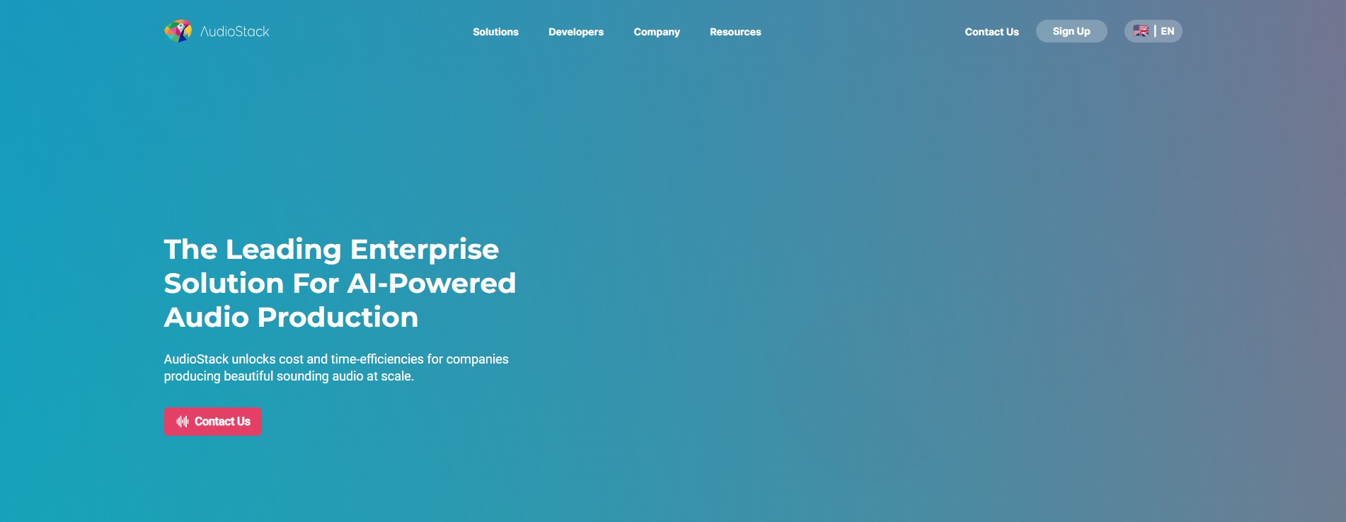 AudioStack AI: Scalable AI Audio Creation - All Ai Website