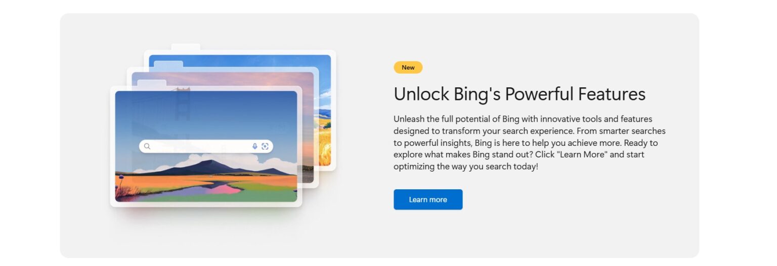 Bing New: AI-Powered Search and Chat | AllAIWebsite