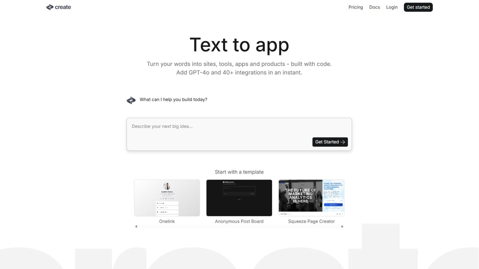 Create.xyz - All Ai Website