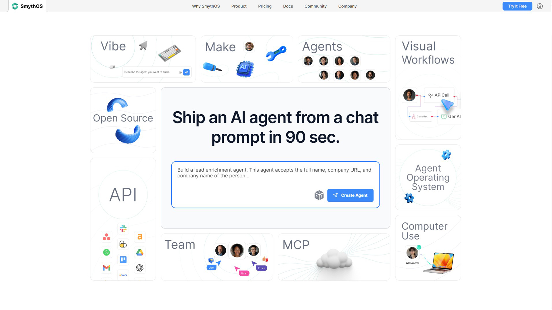 SmythOS - All Ai Website