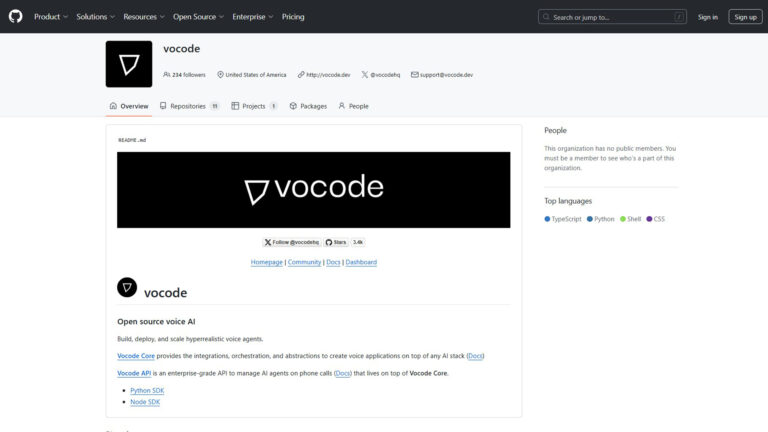 Vocode - AI Tools Directory [Discover Top AI Tools in 2026]
