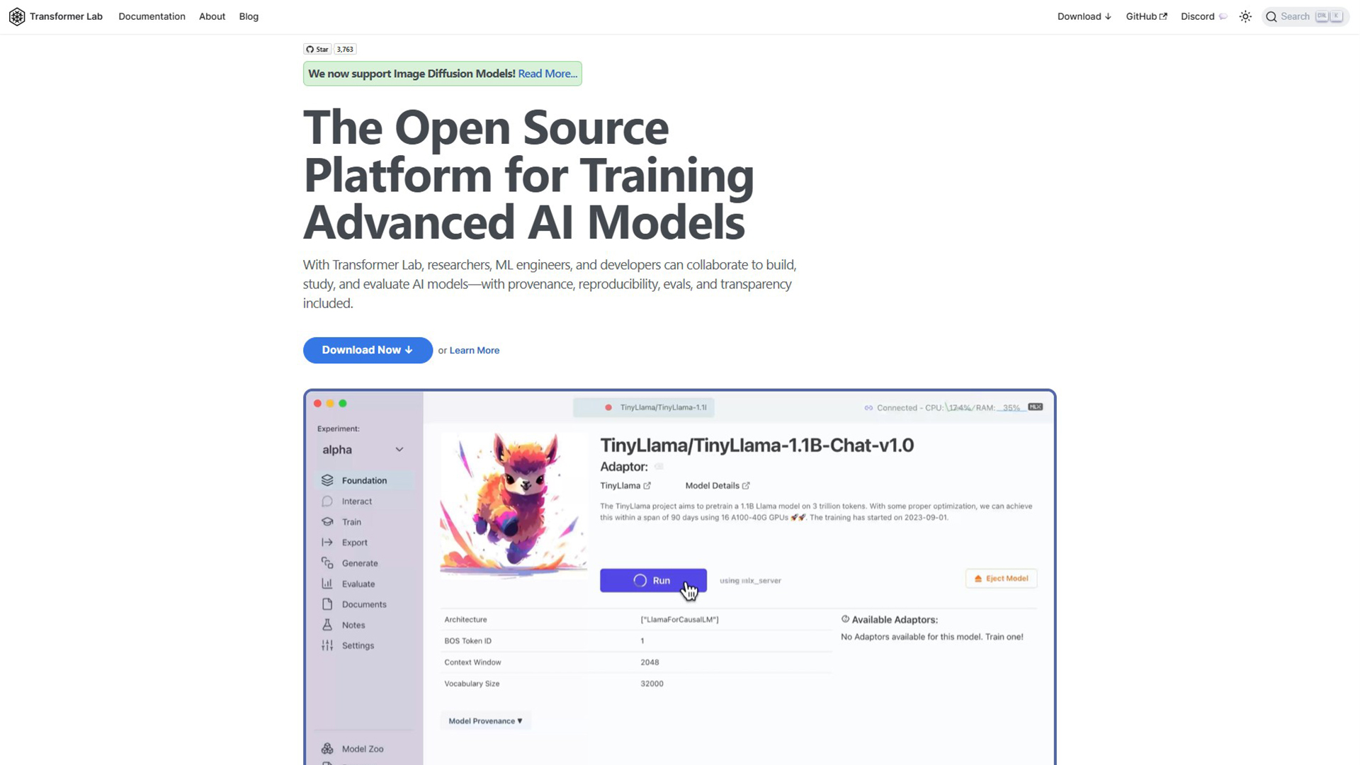 Transformer Lab - All Ai Website