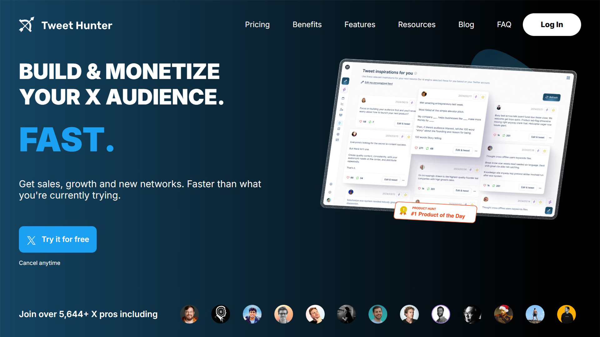 Tweet Hunter - All Ai Website